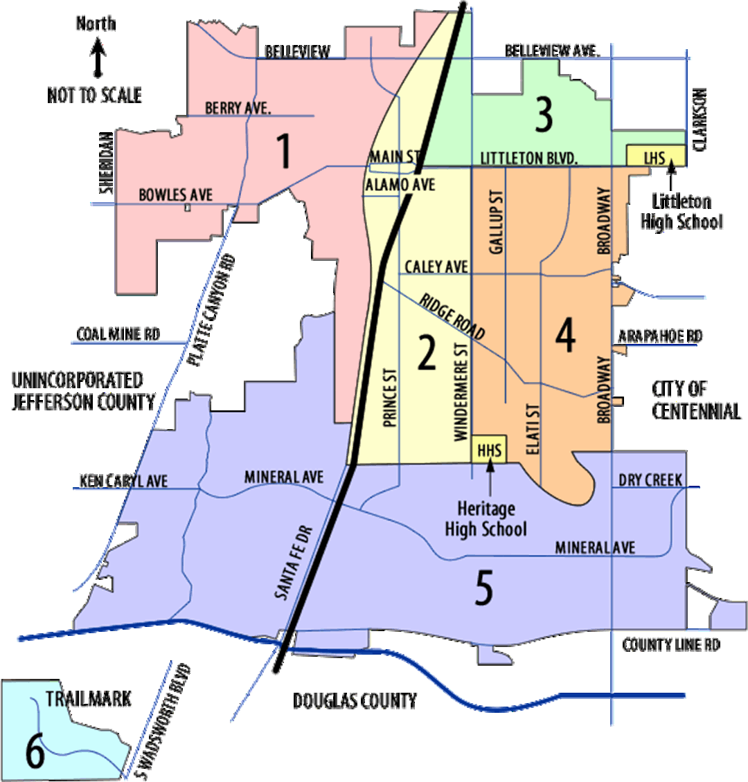 Police District Map Littleton Police Department