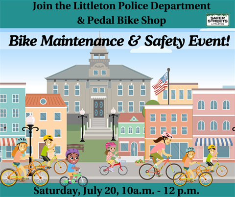 Free Bike Safety and Maintenance Event Littleton Police Department